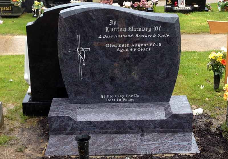 Headstone Engraving | Granite With Your Choice Of Inscription & Font